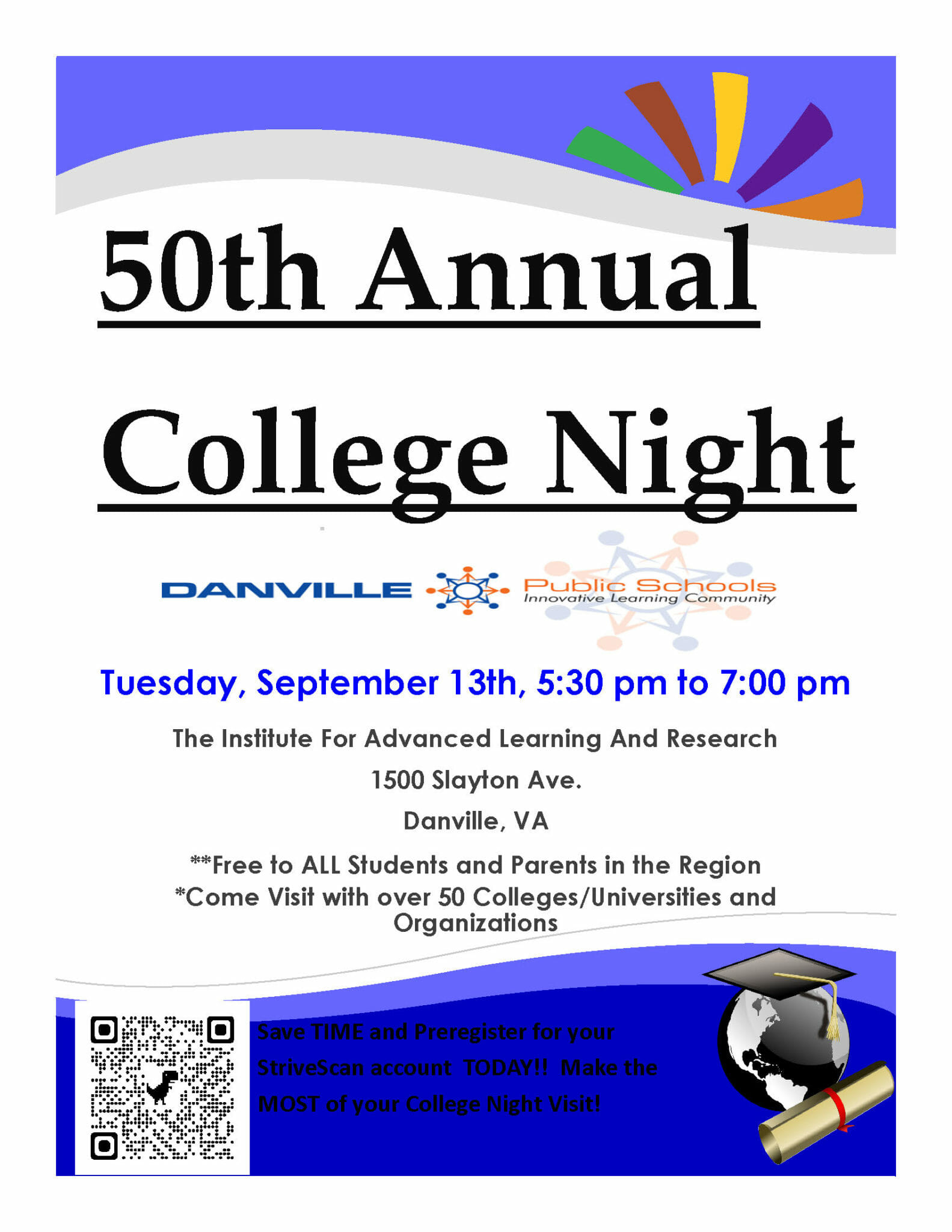 Danville Public Schools College Night - Institute for Advanced Learning ...