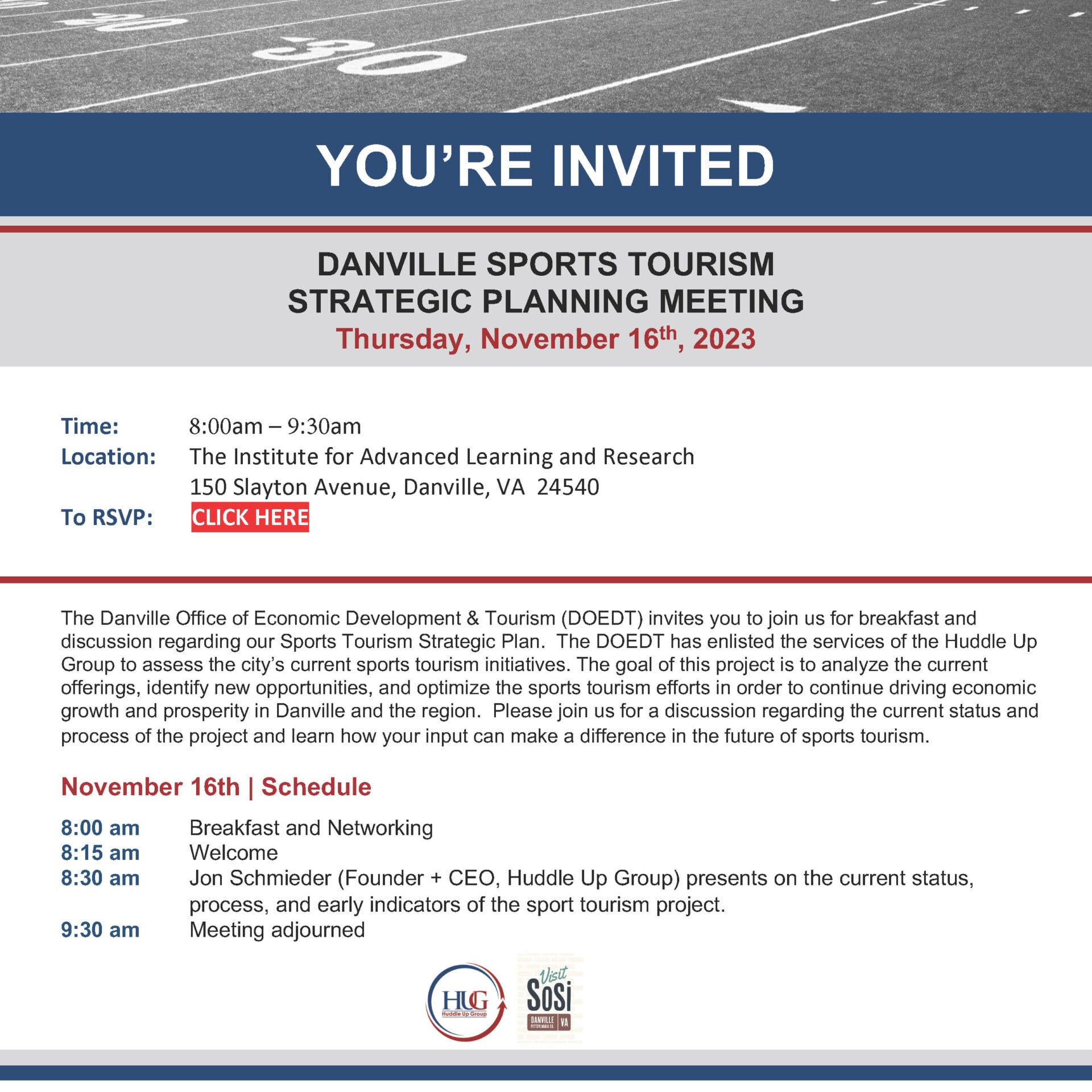 City of Danville Sports Tourism Strategic Planning Meeting - Institute ...